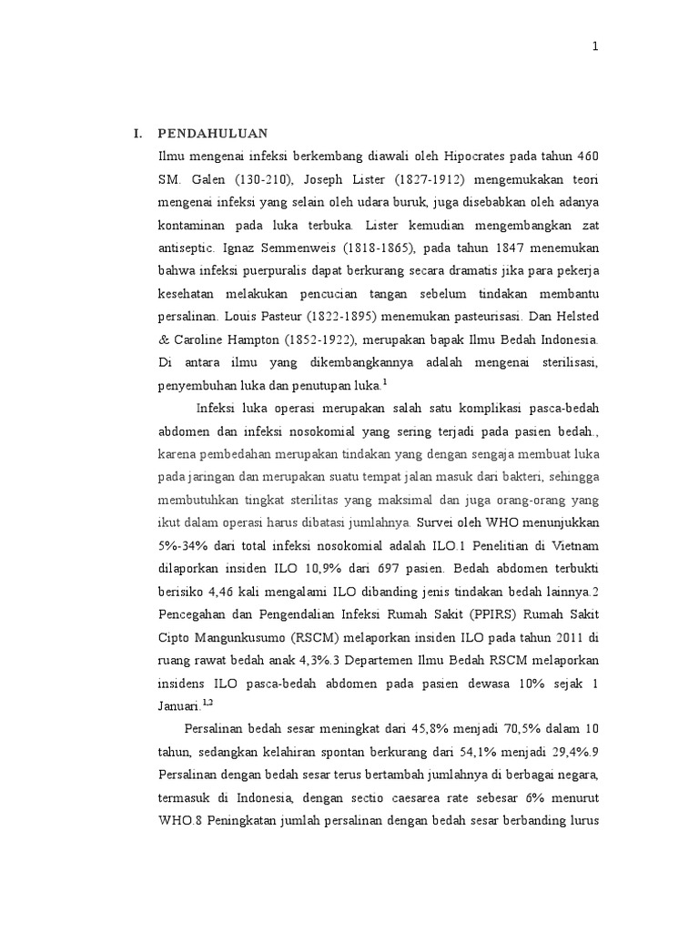 Infeksi Luka Operasi | PDF