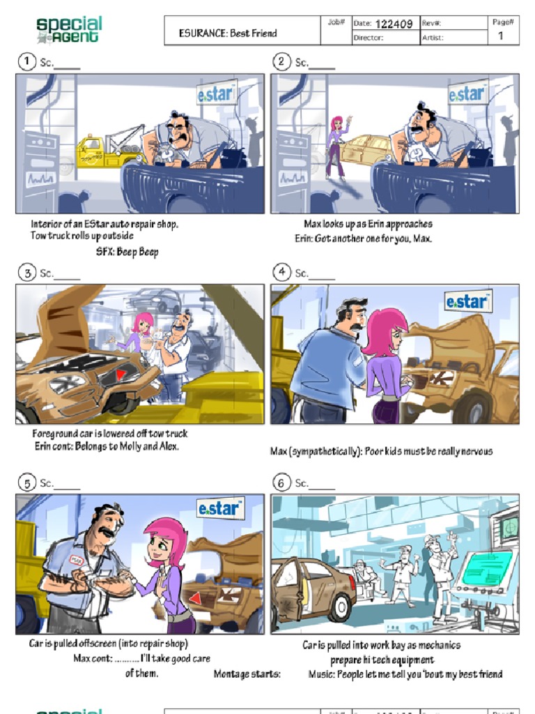 Best Friend Storyboard | PDF
