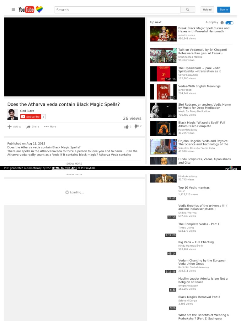 Does The Atharva Veda Contain Black Magic Spells | PDF | Vedas | Indian ...