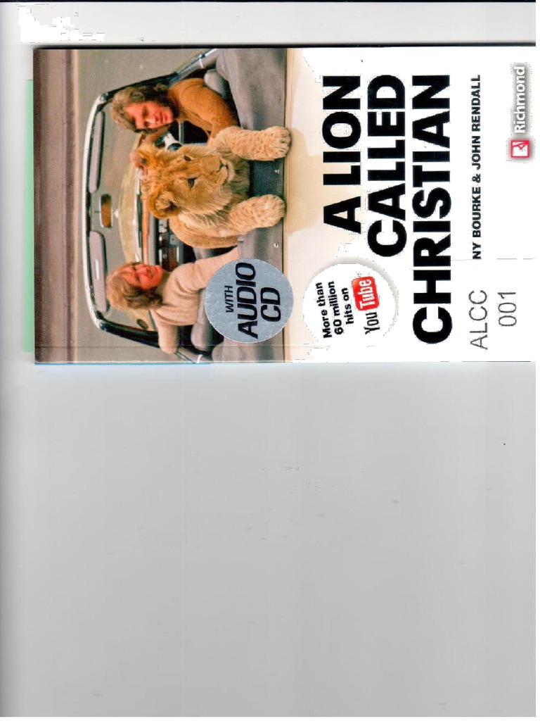 A Lion Called Christian - by Anthony Bourke - John Rendall | PDF