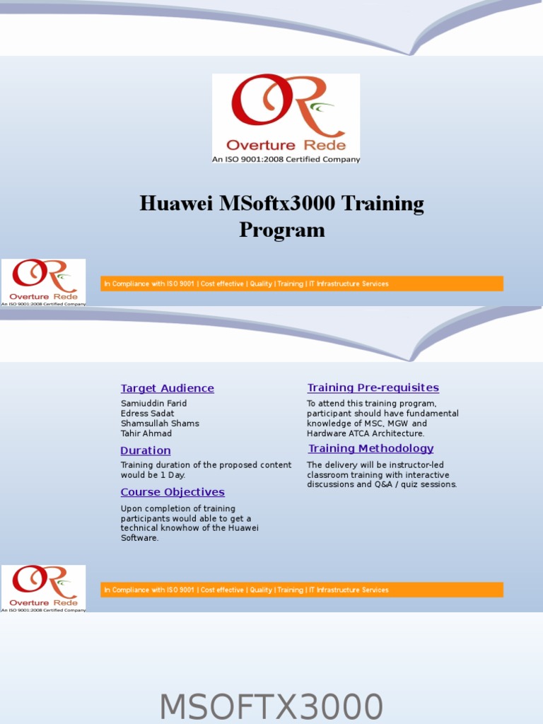 MSOFTX3000 Presentation | PDF | Internet Protocols | Transmission ...