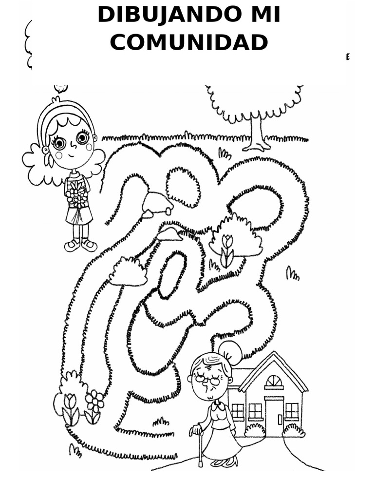 Hojas De Trabajo Para Preescolar De Mi Comunidad Proyectos Para