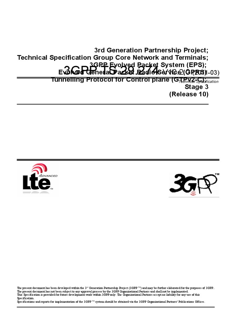 29274-A20 - 3GPP Evolved Packet System (EPS) Evolved General Packet ...