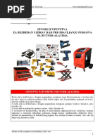 Uputstvo Za Bezbedan Rad | PDF