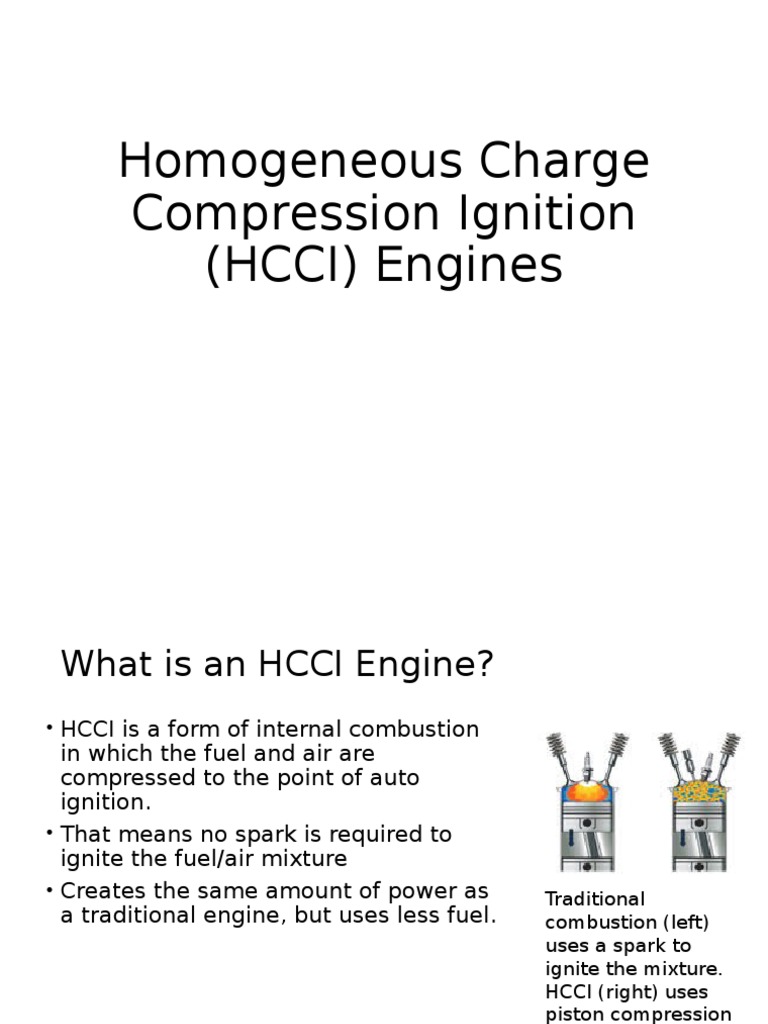 HCCI, Lean Burn | PDF | Internal Combustion Engine | Combustion