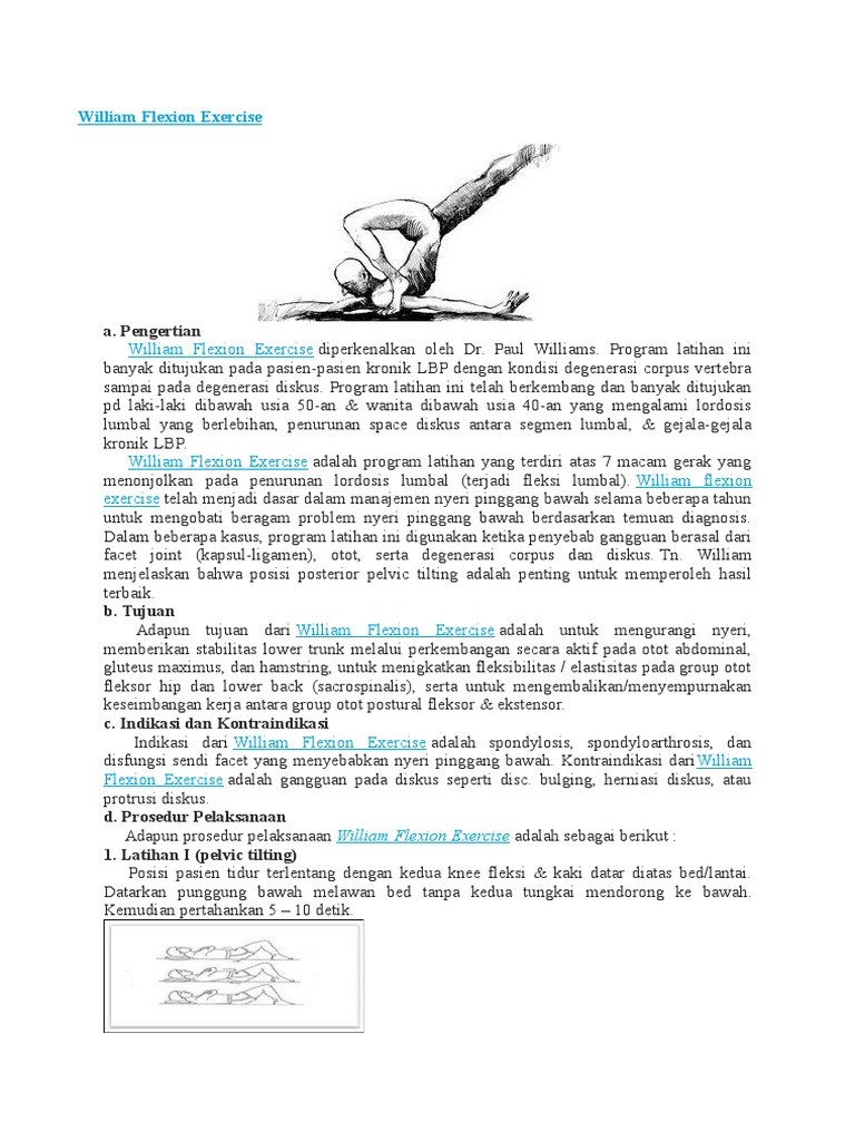 William Flexion Exercise | PDF
