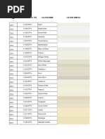Pantone TCX Color Chart PDF Guide | PDF | Color | Nature