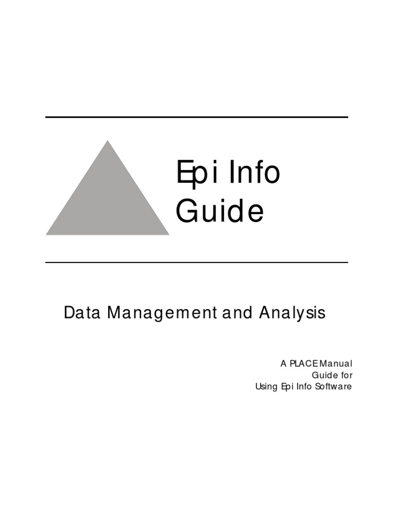 Epi Info Data Management Guide | PDF | Variable (Computer Science ...