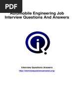 Automotive Mechanic Interview Questions and Answers | PDF | Diesel ...