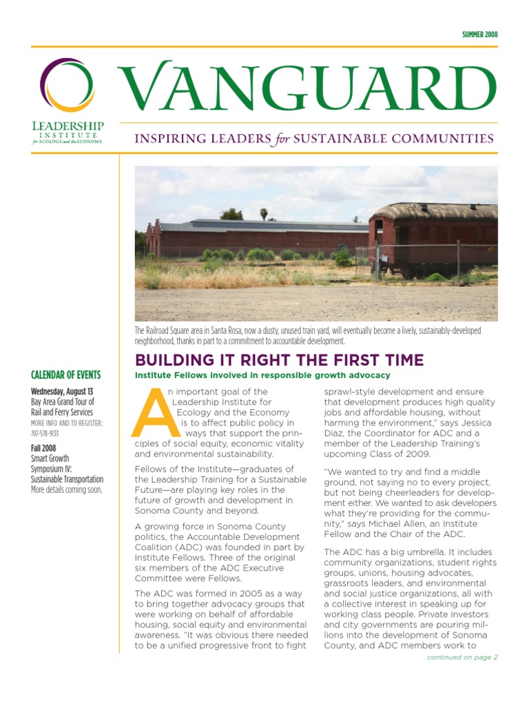 Vanguard: Building It Right The First Time | PDF | Sustainability ...