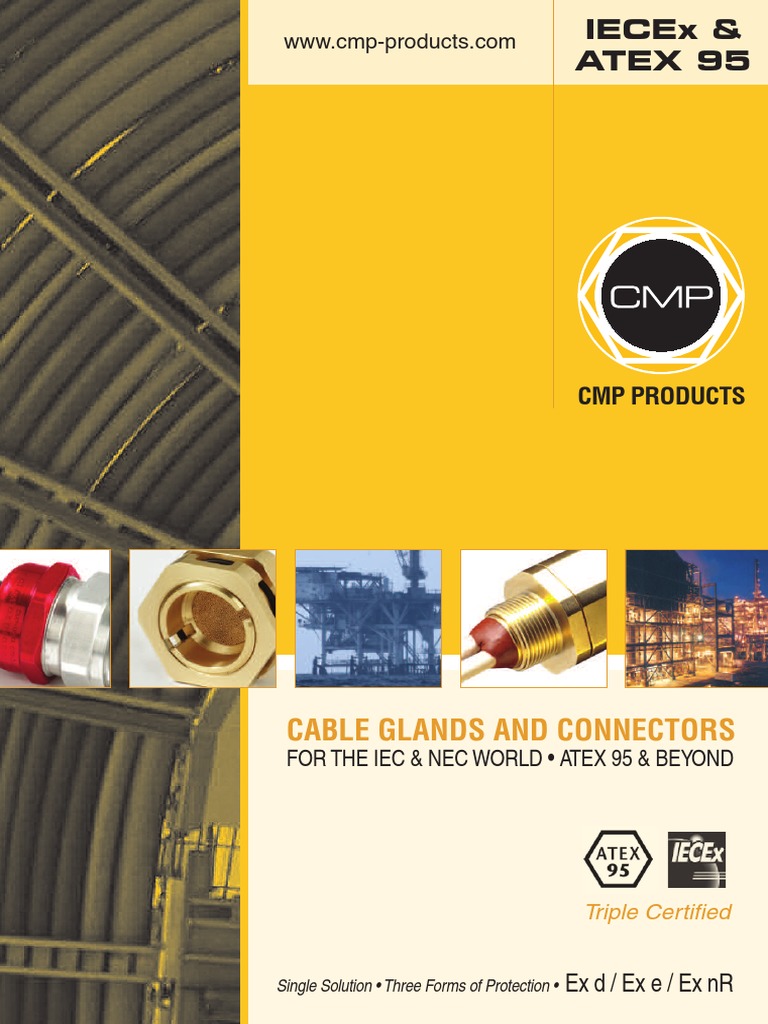 Cable Glands CMP ATEX Hazardous Area Cable Glands PDF | PDF ...