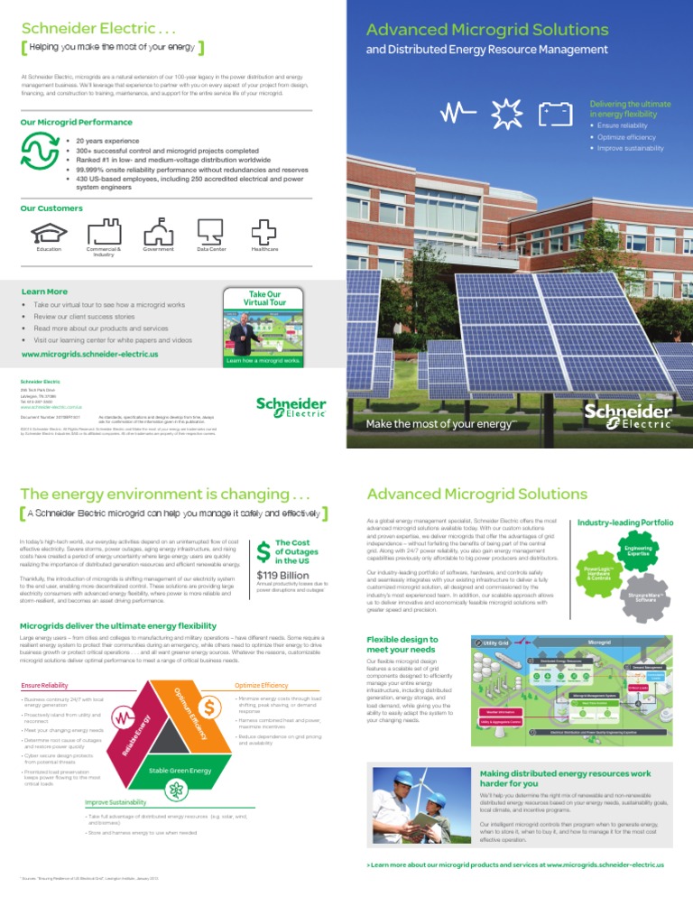 Siemens - Brochure - Advanced Microgrid Solutions | Distributed ...