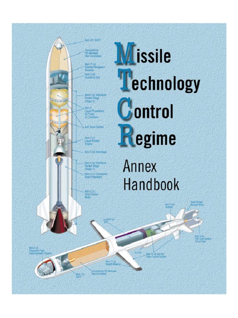 Missile Technology Control Regime - Handbook | PDF | Rocket | Rocket Engine