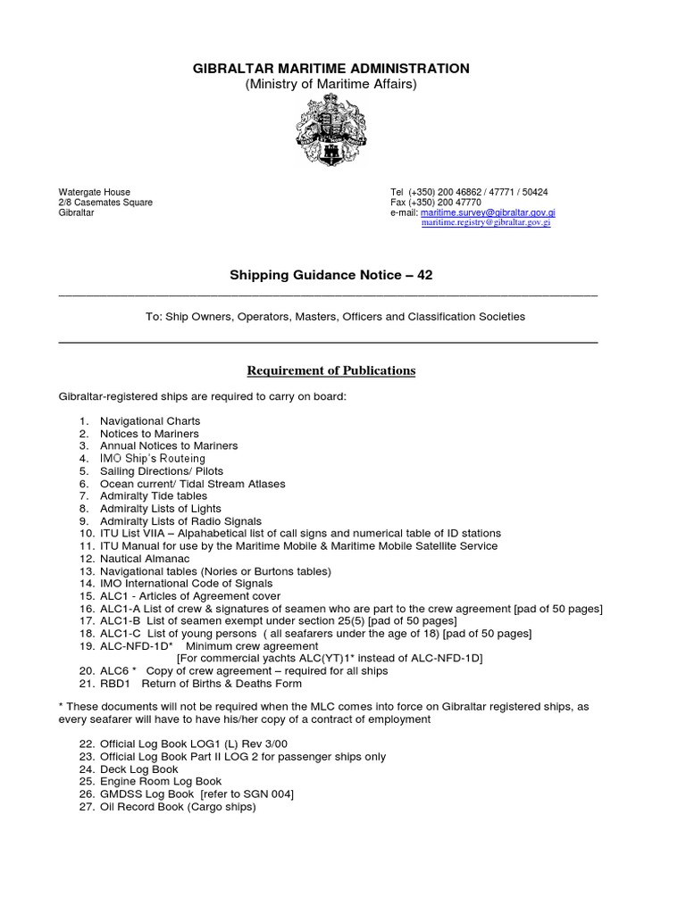 List of Publications To Be Carried On Board | PDF | Business | Science ...