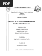 Estructura de la Constitución Mexicana | PDF | Gobierno | Ciencias ...