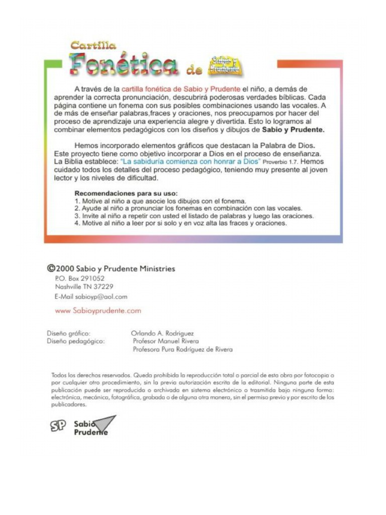 Cartilla Fonetica 2,3 PDF | PDF