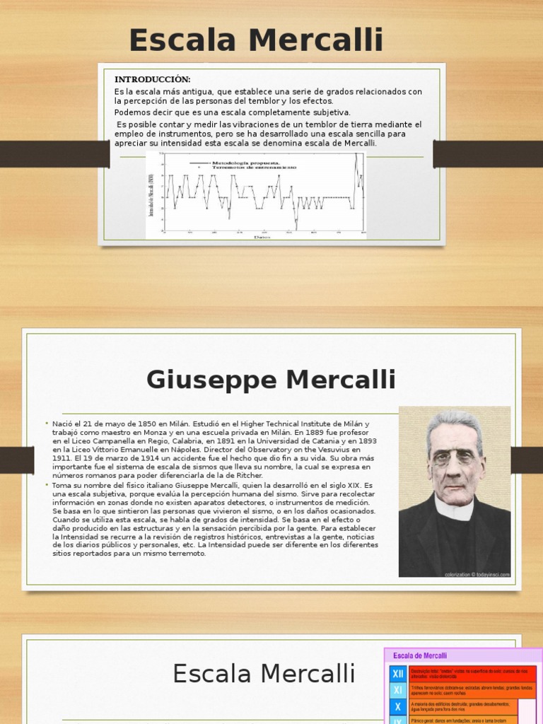 Escala de Mercalli: Medición de Sismos | PDF | Temblores | Sismología