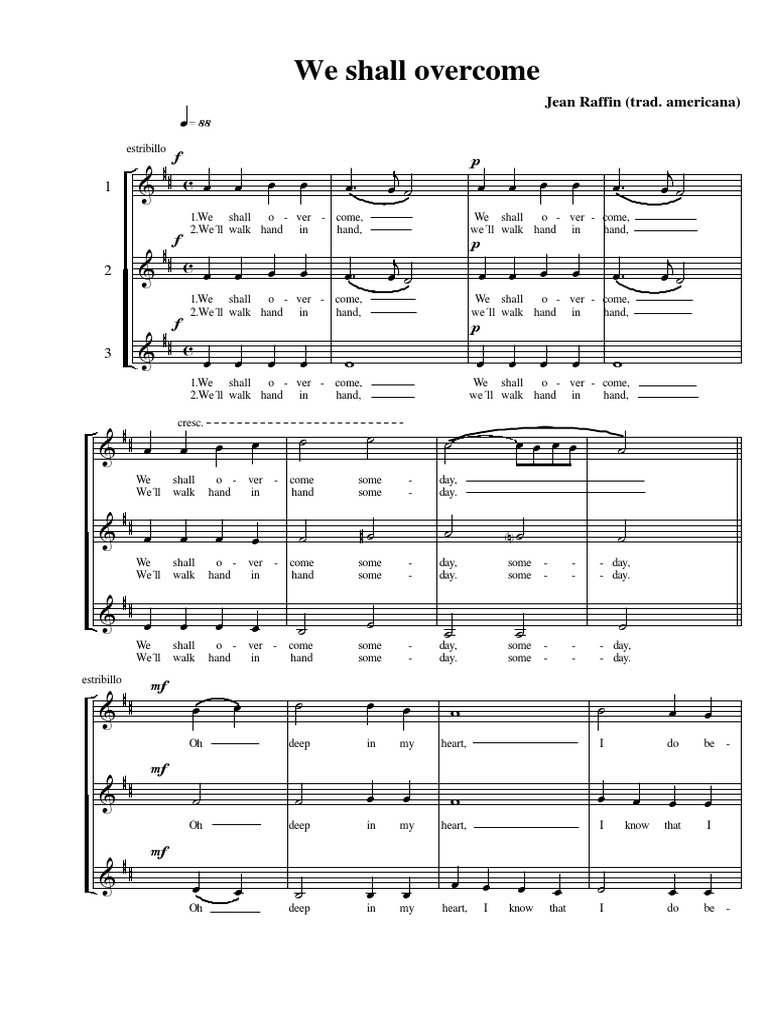 We Shall Overcome | PDF
