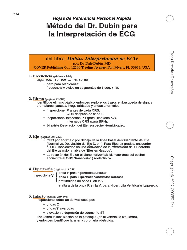 Ecg Dubin PDF | PDF