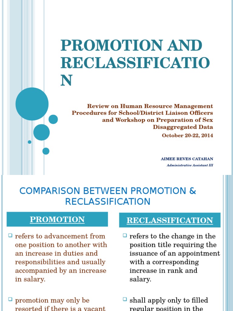 Promotion & Reclassification | PDF | Academic Degree | Professional ...