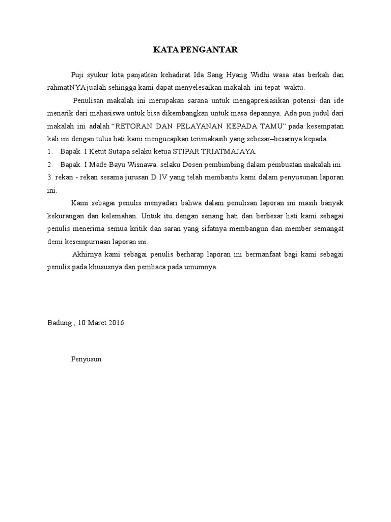 Proposal Restoran | PDF