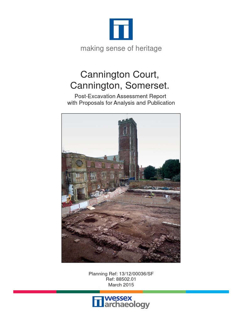 Cannington Court, Somerset | PDF | Excavation (Archaeology) | Archaeology