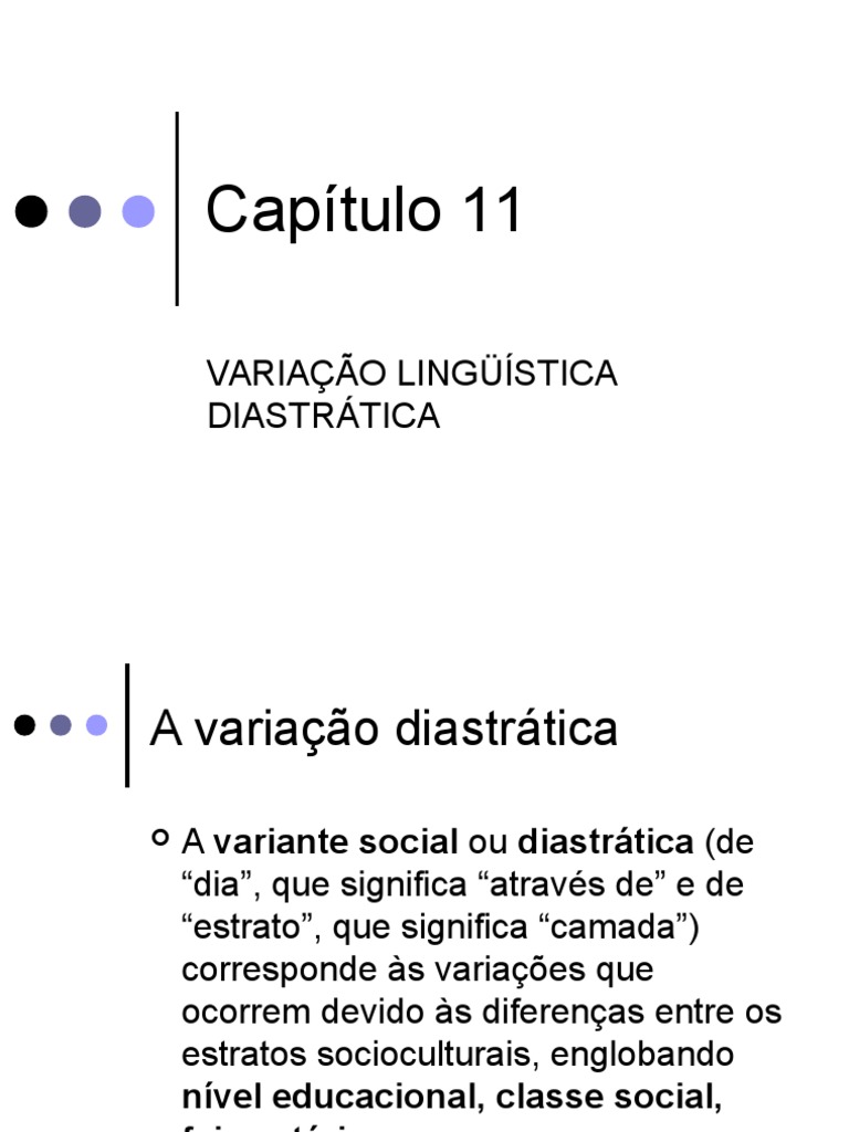Variacao Diastratica - Pps | PDF