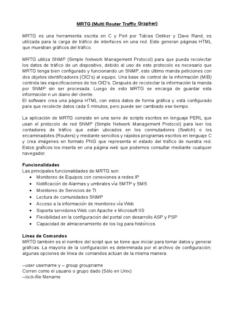 MRTG | Descargar gratis PDF | Archivo de computadora | Red de computadoras