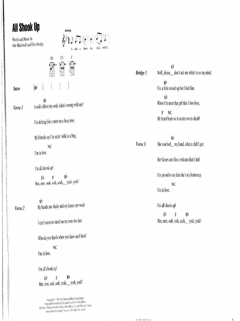 Elvis Guitar Chords