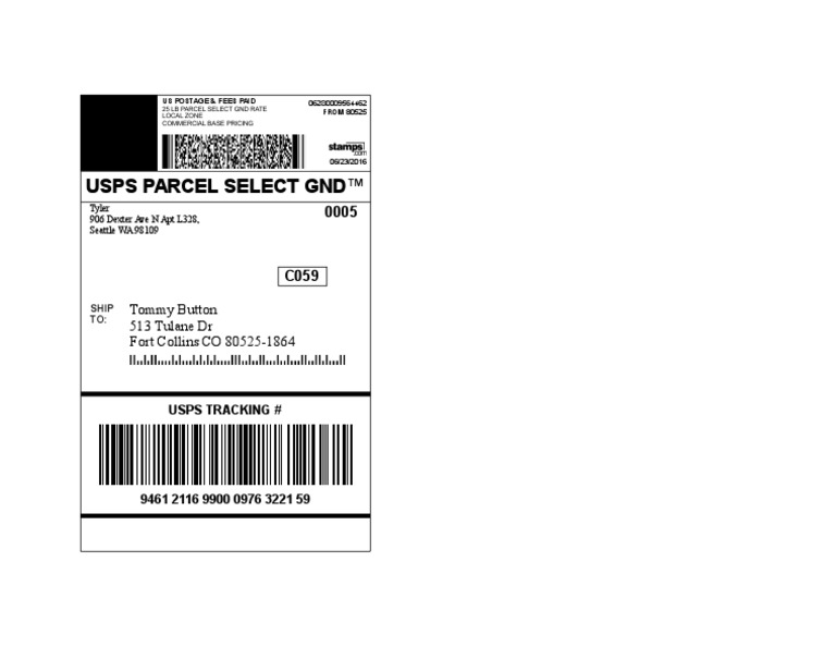USPS Parcel Select Ground Details | PDF