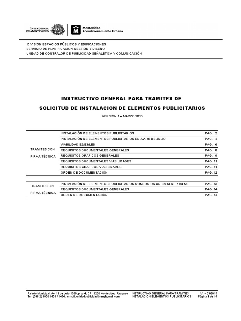 UCPSC INSTRUCTIVO v1 | PDF | Publicidad | Science