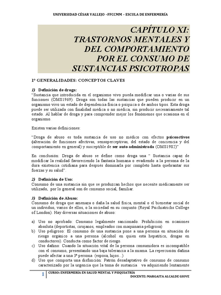 Alcoholismo y Drogadicción PDF | PDF | La dependencia de sustancias | Despachador de drogas