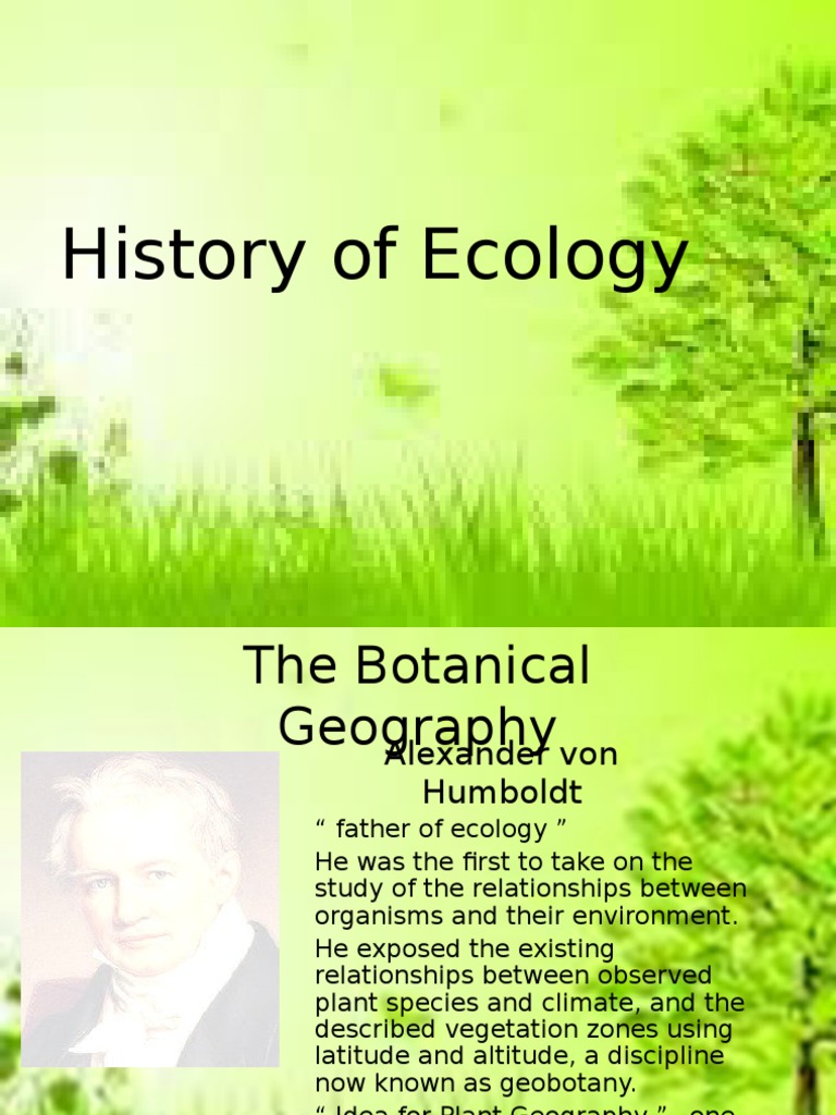 History of Ecology | Gaia Hypothesis | Ecology | Free 30-day Trial | Scribd