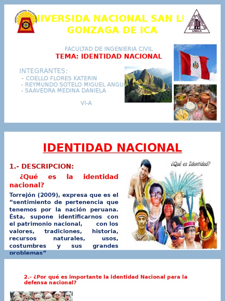 Identidad Nacional | PDF | Perú | Aprendizaje