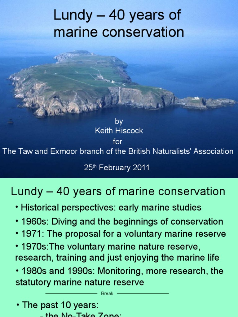Lundy 40 Years | PDF | Marine Biology | Oceanography