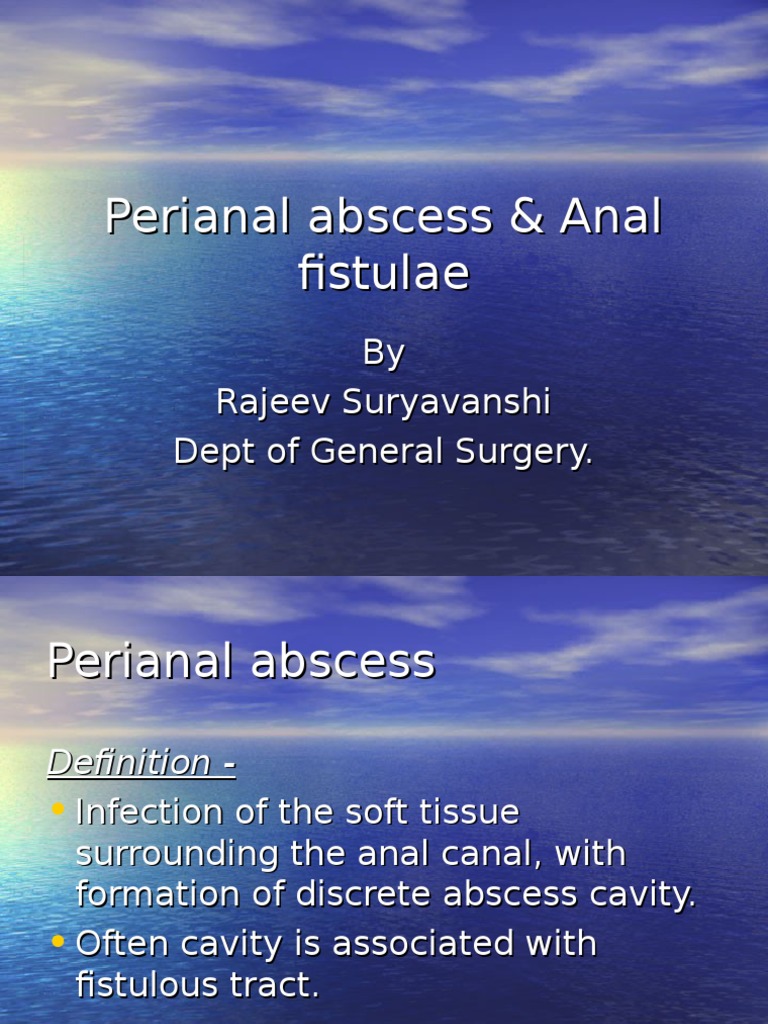 Perianal Abscess - Pilonidal Disease | Rectum | Medical Imaging