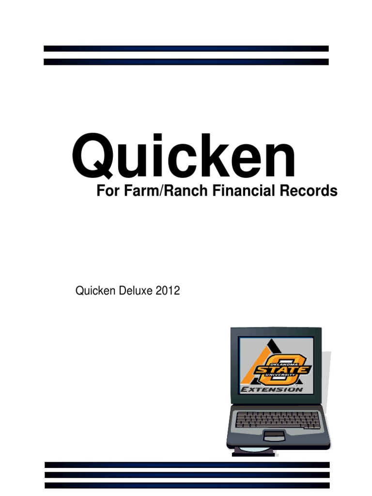 2012 Quicken Manual PDF | PDF | Business | Finance & Money Management