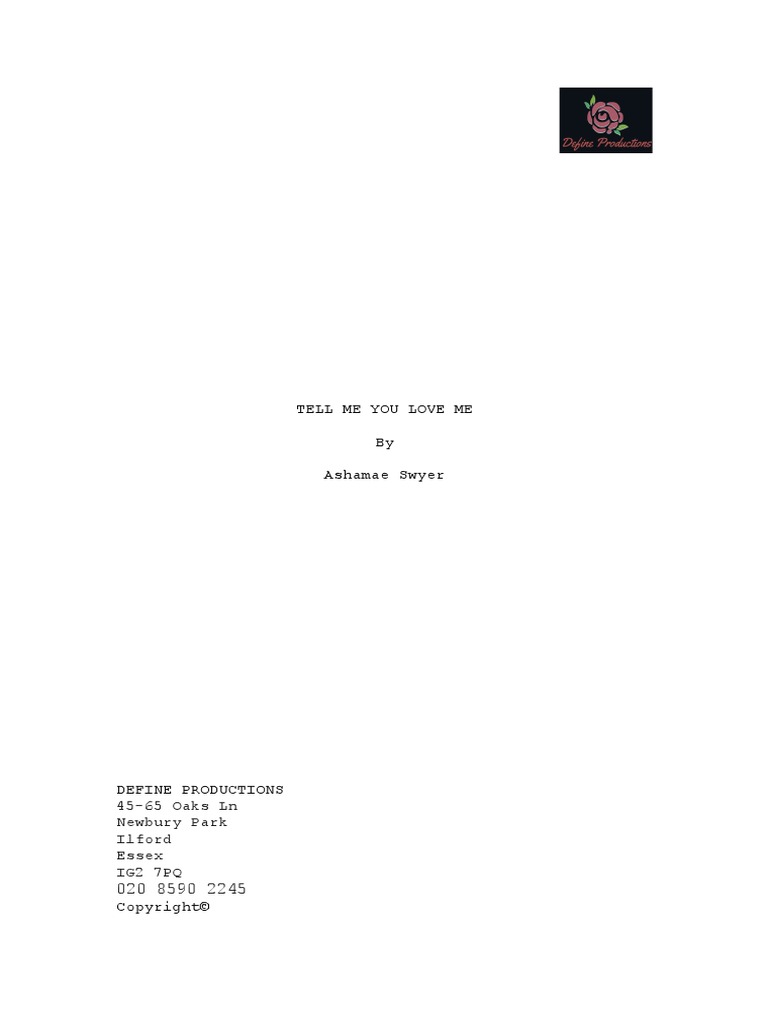 Script Final Draft | PDF | Leisure