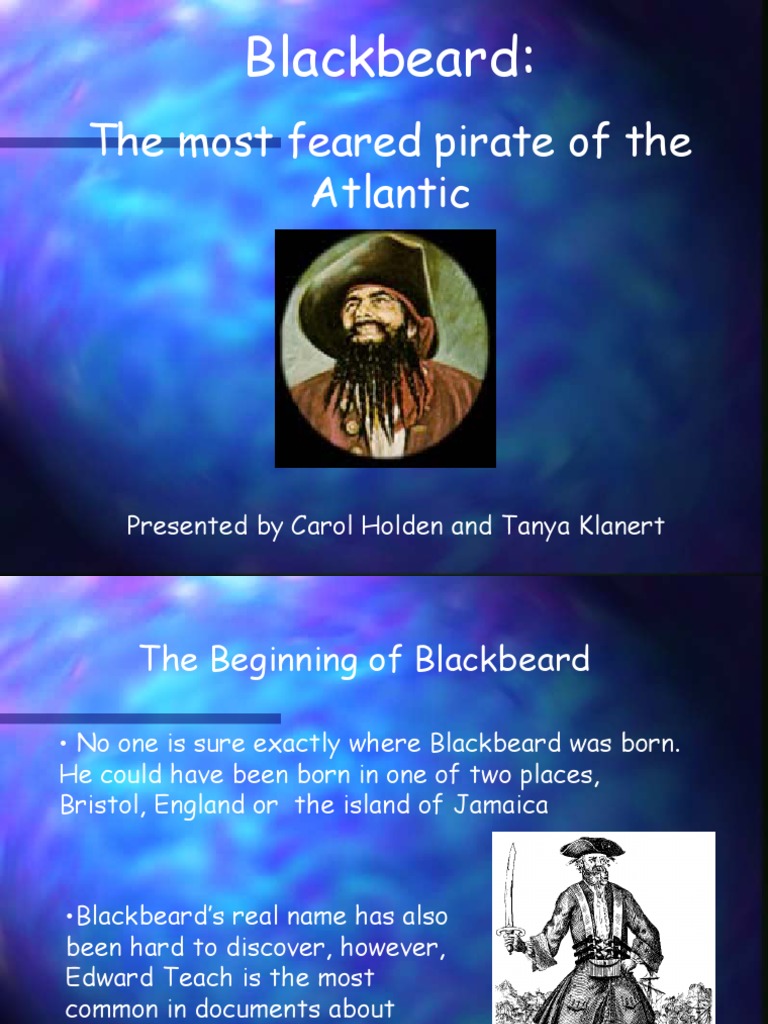 Blackbeard Powerpoint | PDF | Blackbeard | Privateer
