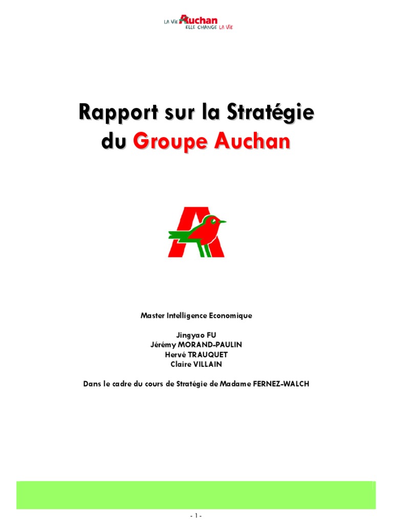 Rapport_Auchan.pdf | Banques | Distribution (Affaires)