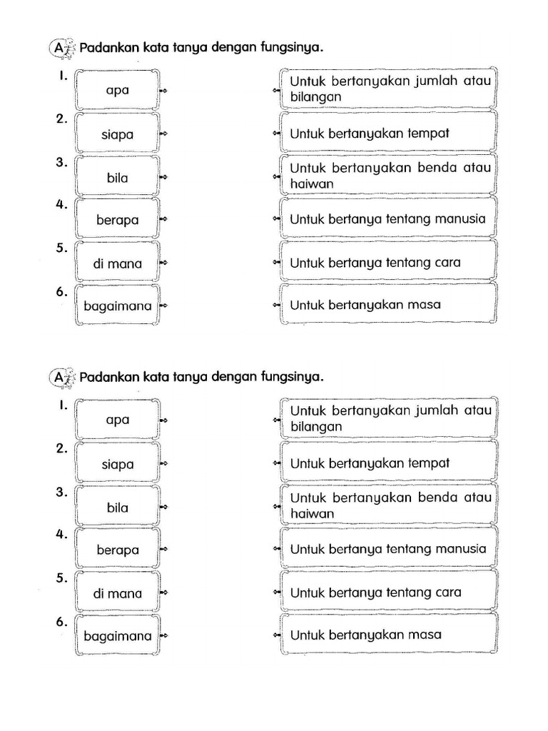 Nota Kata Tanya | PDF