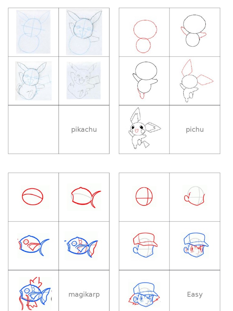 Dibujos De Pokemon Paso A Paso Aprende A Dibujar