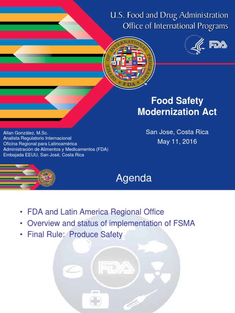 Implementation Status Fsma Final Rule Produce Safety | PDF | Food And ...