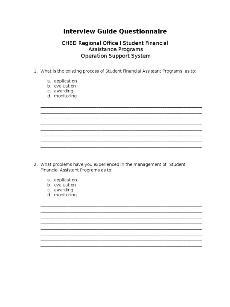 Interviewguide | PDF