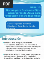NFPA 15: Sistemas de Aspersores 2022 | PDF | Agua | Corrosión