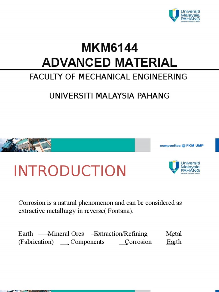 MKM6144 Advanced Material: Faculty of Mechanical Engineering Universiti ...