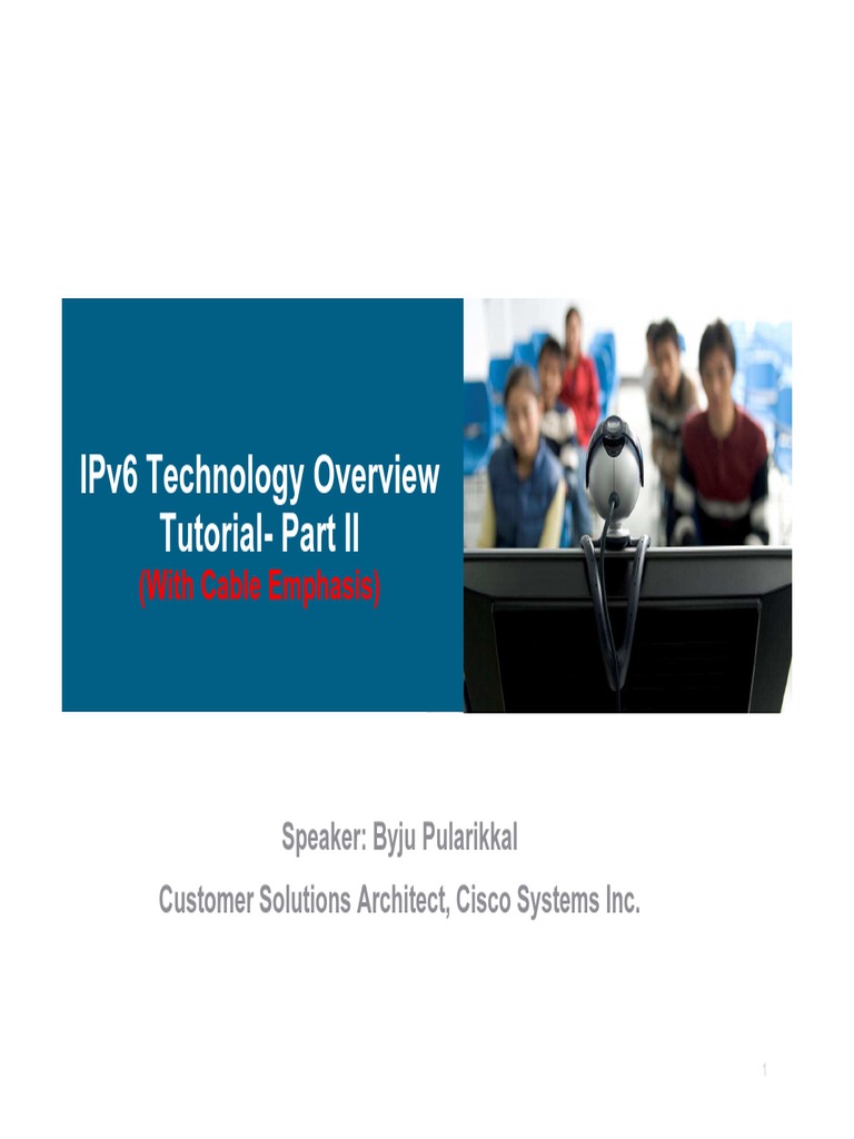 IPv6 Technology and Cable Integration Guide | PDF | I Pv6 | Wide Area ...