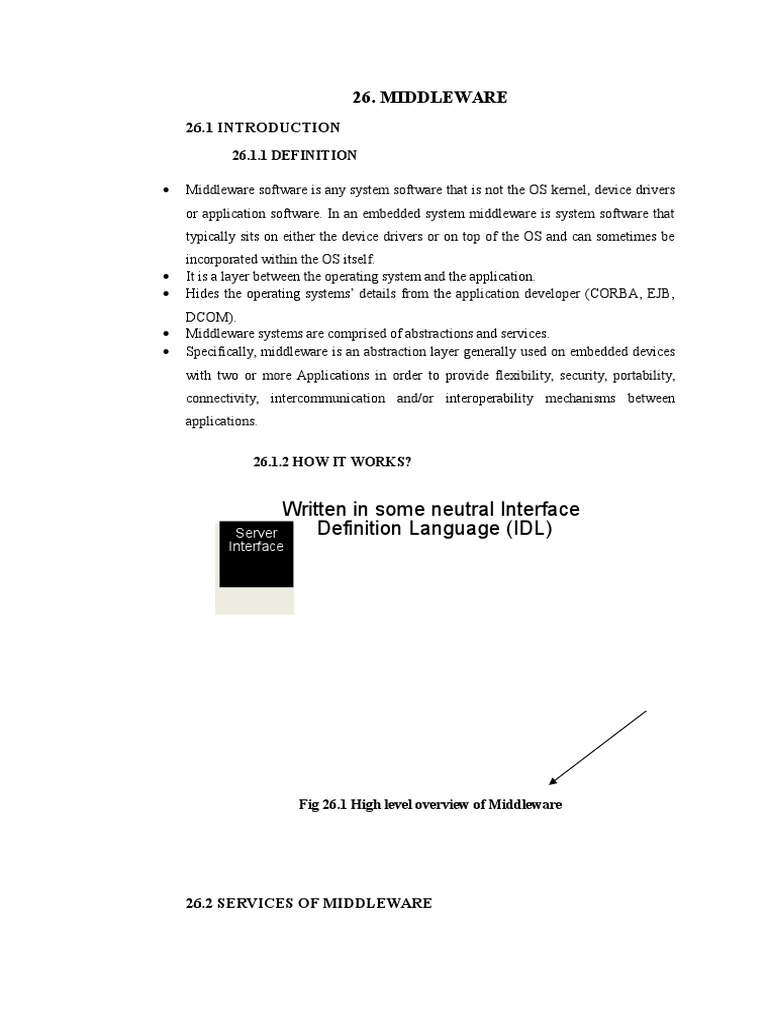 Written in Some Neutral Interface Definition Language (IDL) : 26 ...