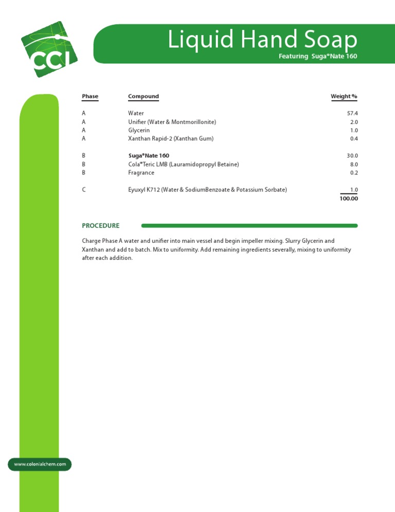 Liquid Hand Soap | PDF