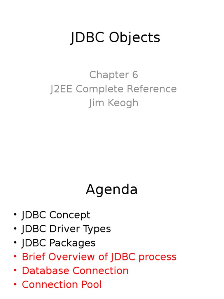 JDBC Objects and Database Connections | PDF